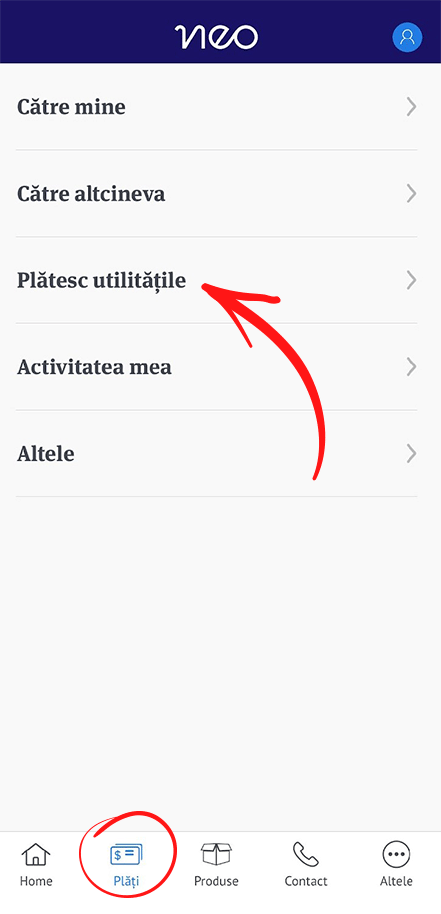 Cum plătesc facturile din NeoBT Mobile Banking? - IntrebBT | Banca ...
